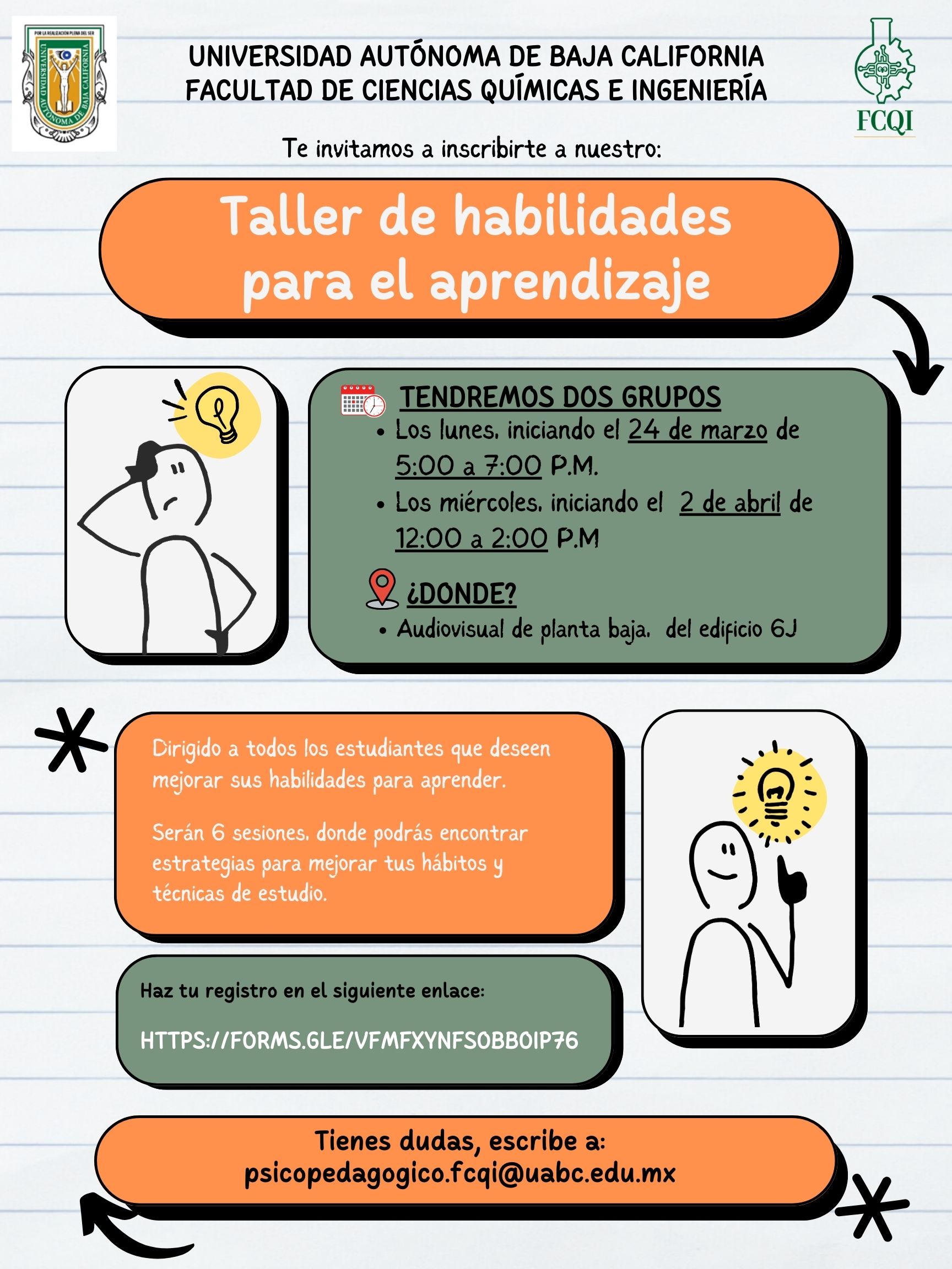 Taller de Fortalecimiento de Habilidades para Aprender – FACULTAD DE ...